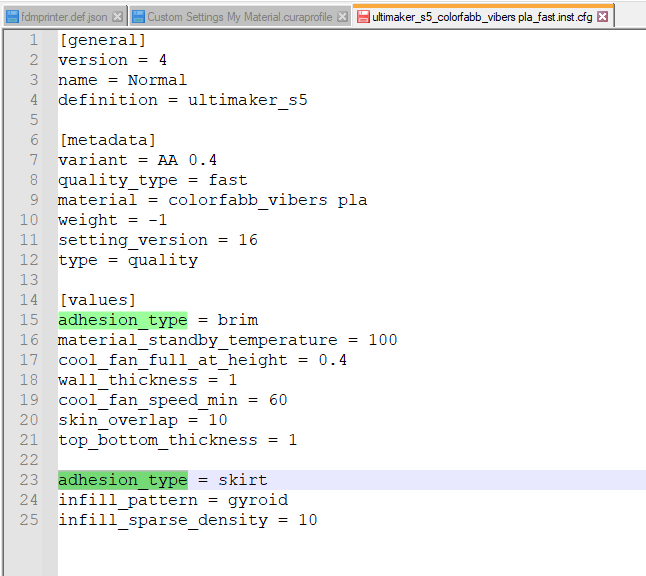 How to customize print profiles