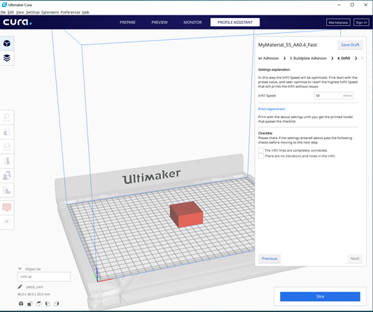 2.4 Creating Print Profiles - Infill