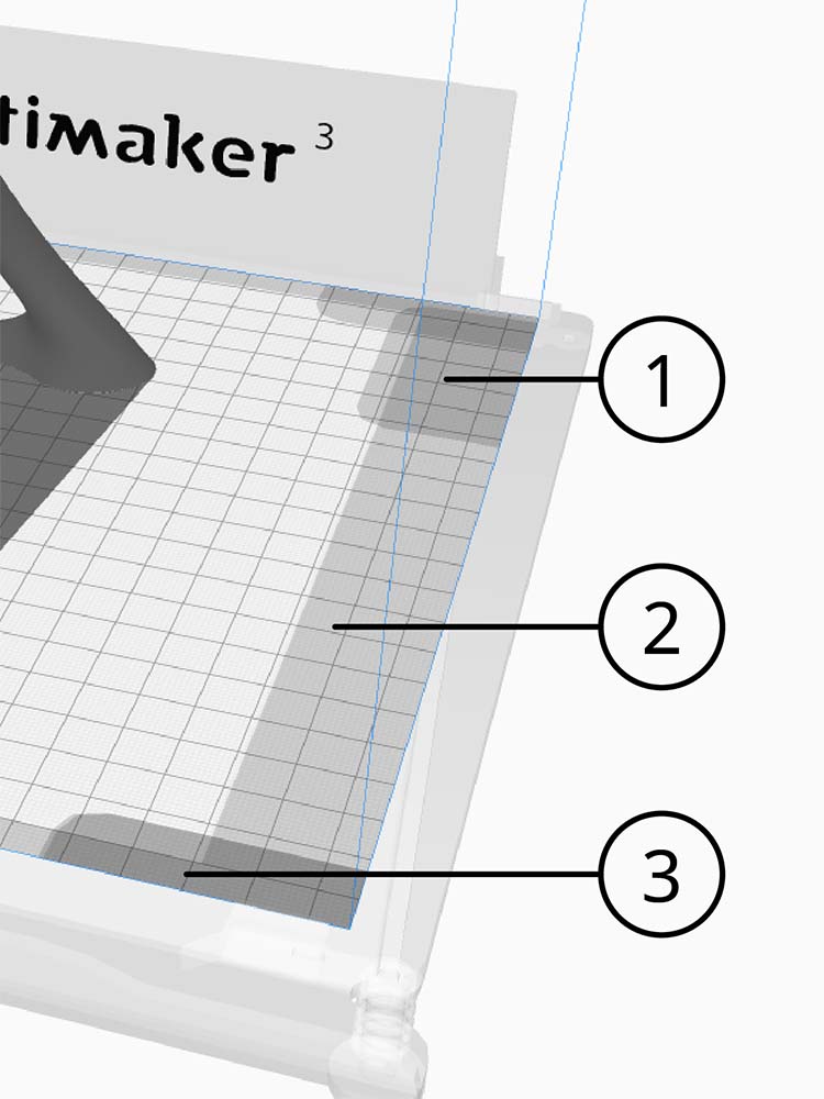 How to print the maximum build volume in Ultimaker Cura