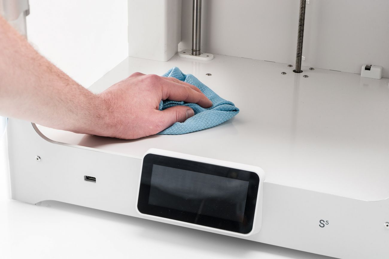 Cleaning the S series printer