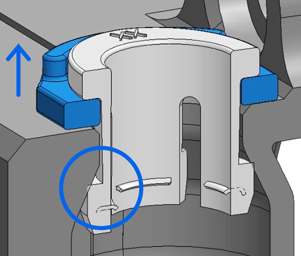 Bowden tube came out of feeder