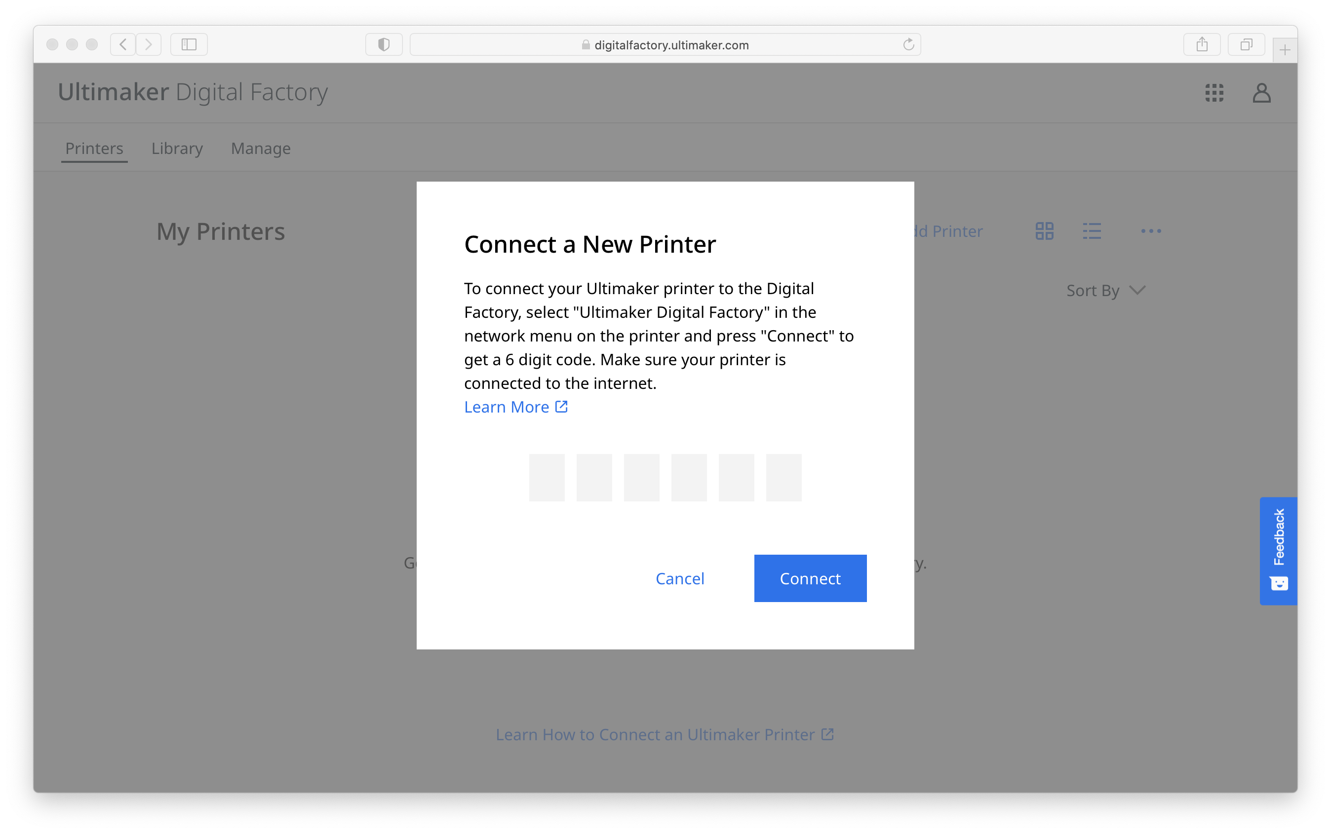 How to connect your printers to the Digital Factory