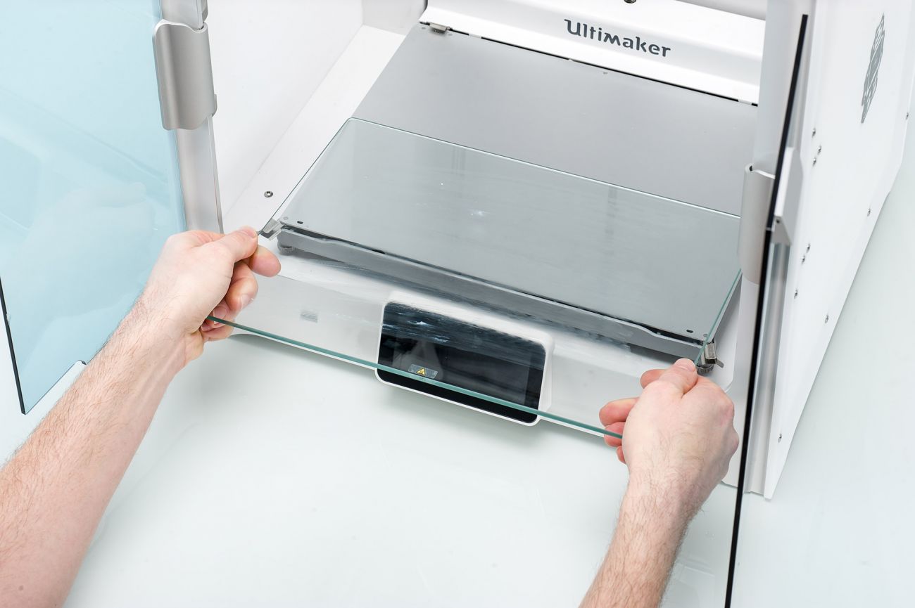 Setting up the S series glass build plate