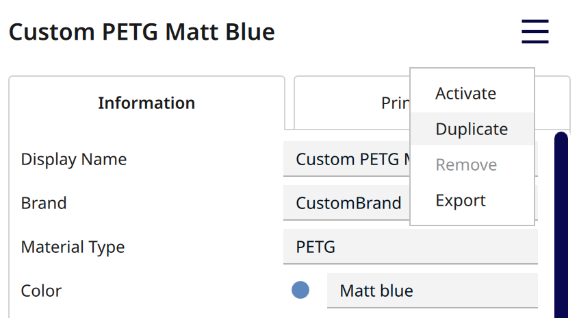 How to add a custom material in UltiMaker Cura