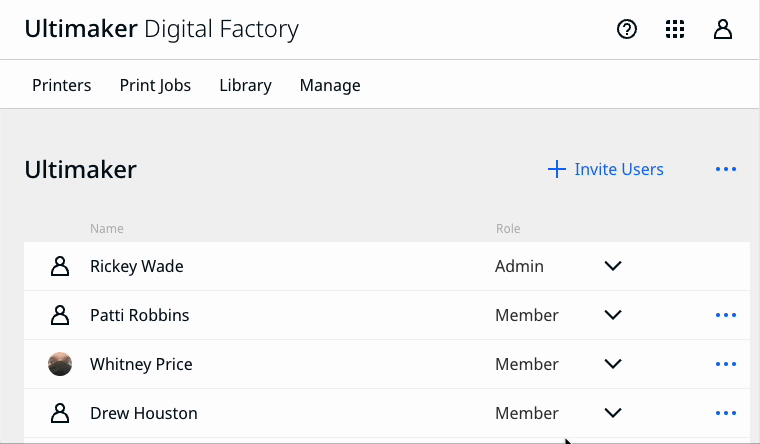 Digital Factory - Roles and permissions