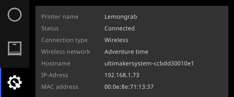 Network configuration and static IP